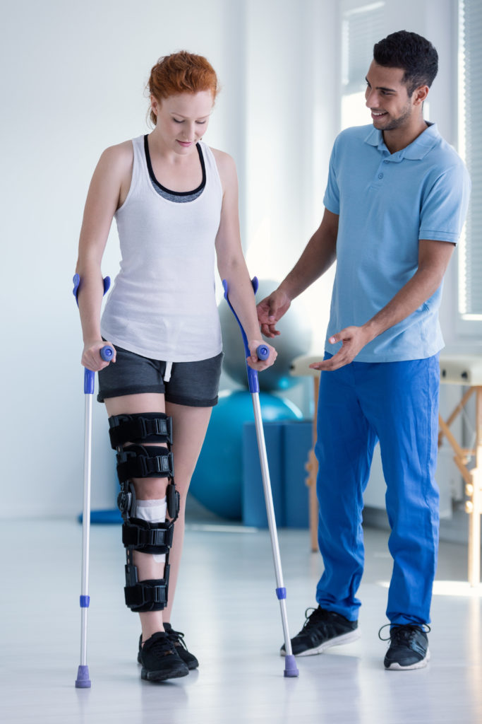 Walking after bone surgery - little growing bones